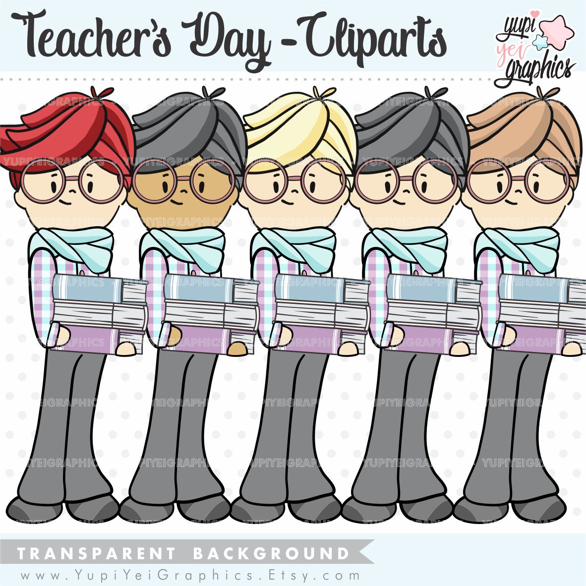 Teacher's Day Clipart School Clipart Teachers Day - Etsy