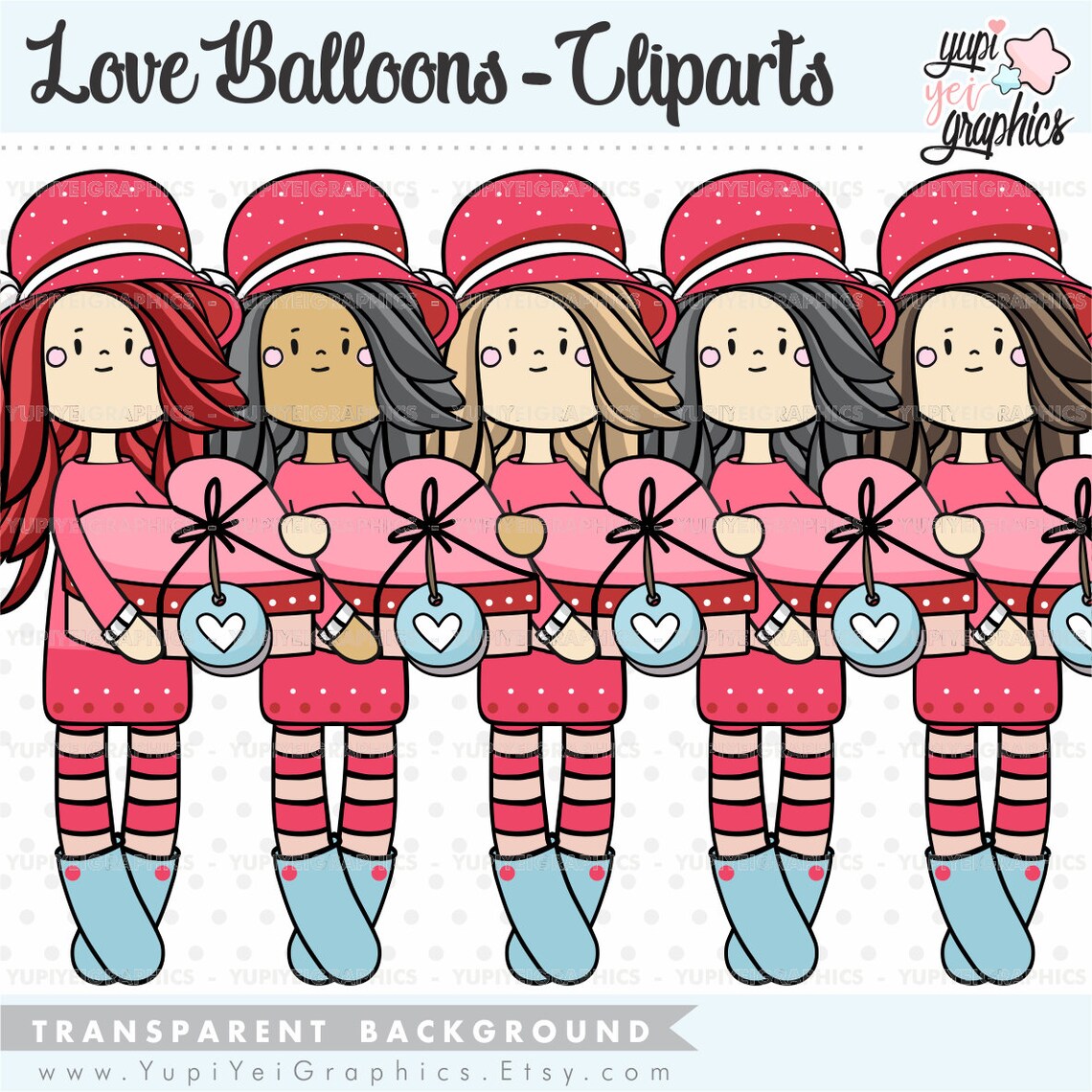Love Clipart Love Graphics COMMERCIAL USE Valentine's - Etsy