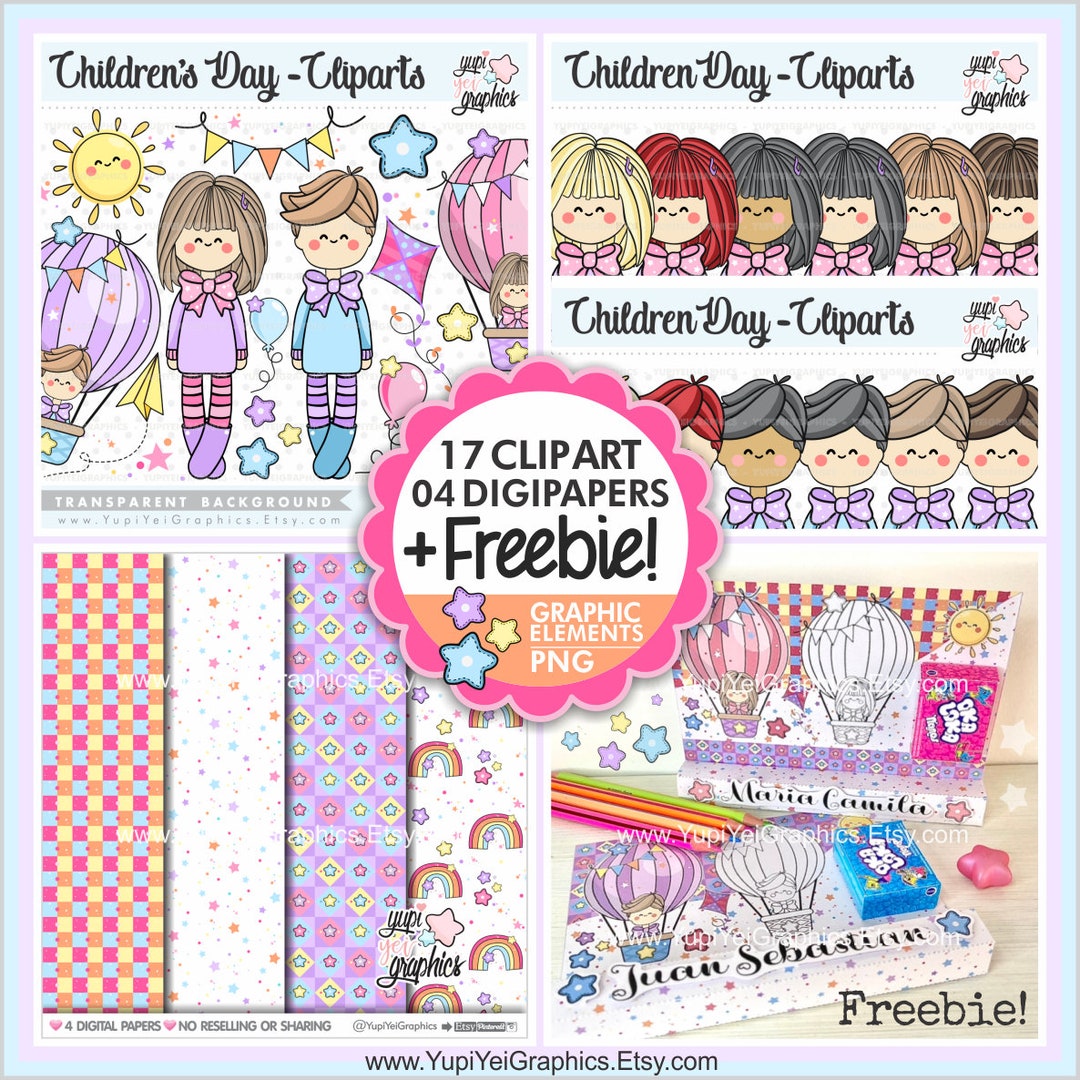 Children Clipart, Kid Clipart, Happy Children's Day, Children's Day ...