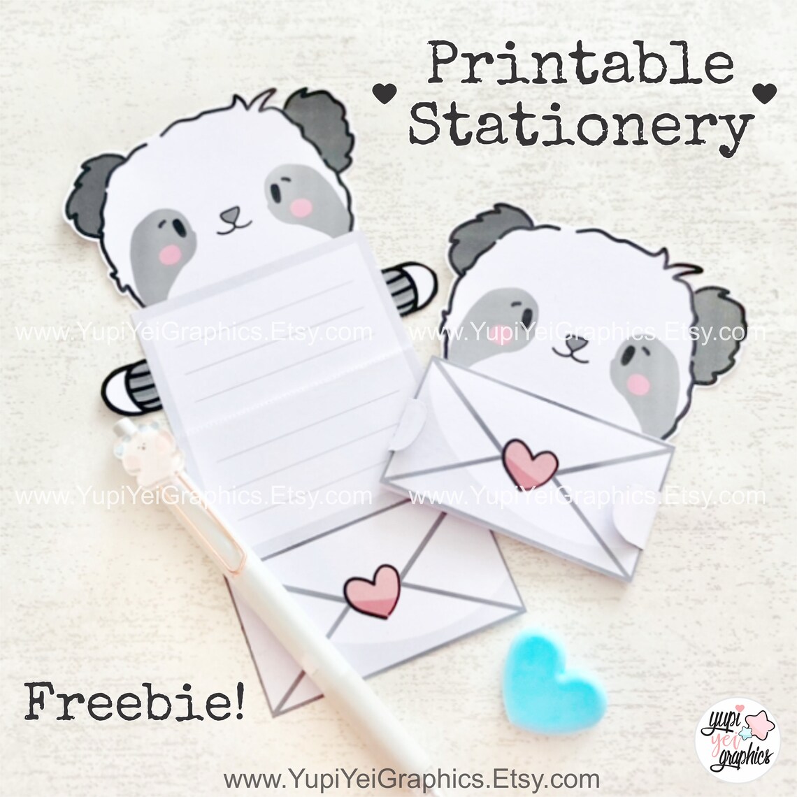 Panda Clipart Valentine's Day Clipart Love Clipart - Etsy