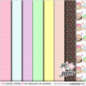 Donut Clipart, Coffee Clipart, Dessert Clipart, Donut Graphics, Coffee ...