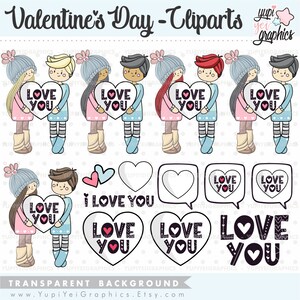 Love Clip Art, Love Clipart, Valentine's Day Clipart, Valentines ...