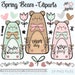 Bear Clip Art, Bear Graphics, COMMERCIAL USE, Spring Clipart, Clipart ...