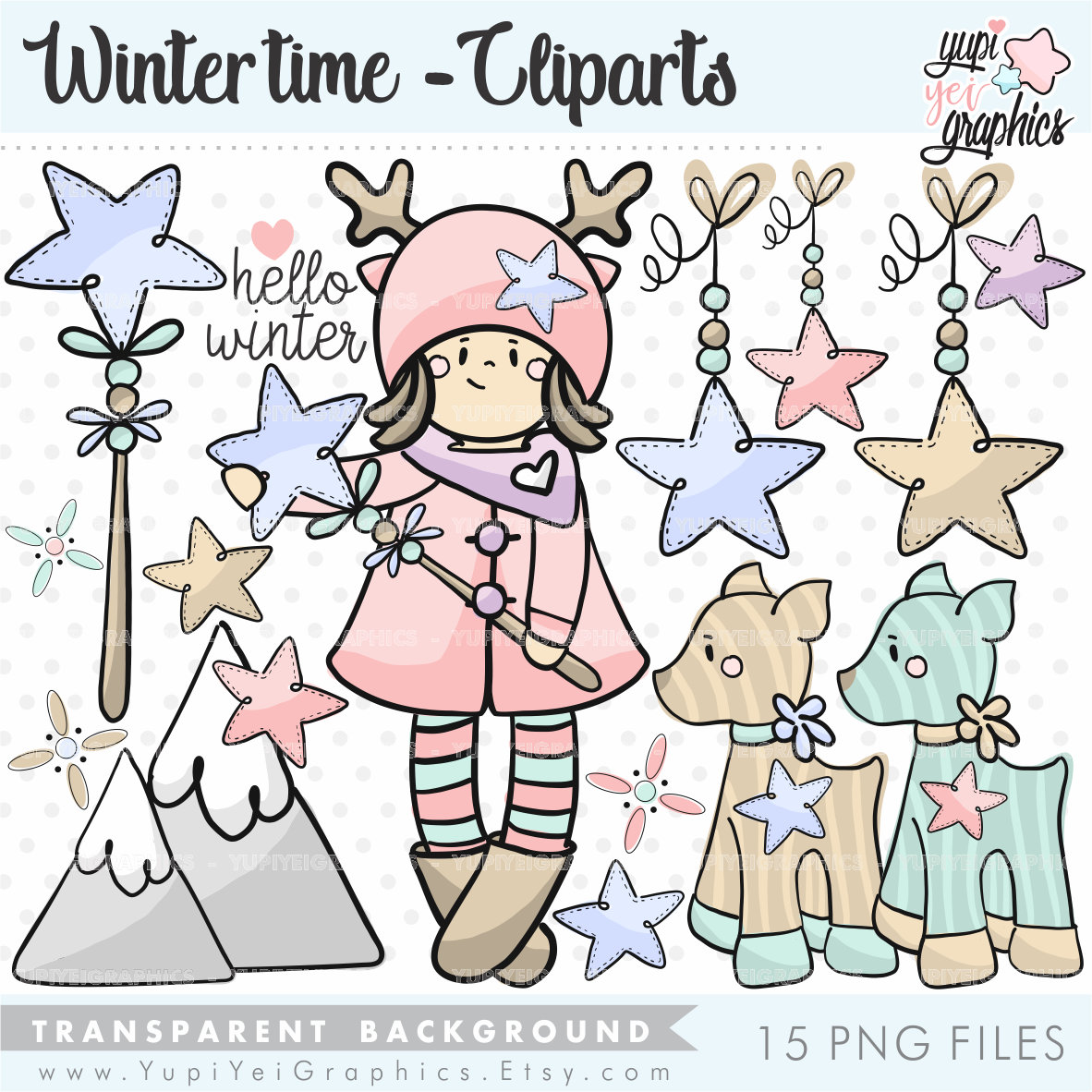 Winter Party Clip Art