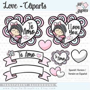 Valentine's Day Clipart, Love Clipart, Hearts Clipart, Valentines Day ...