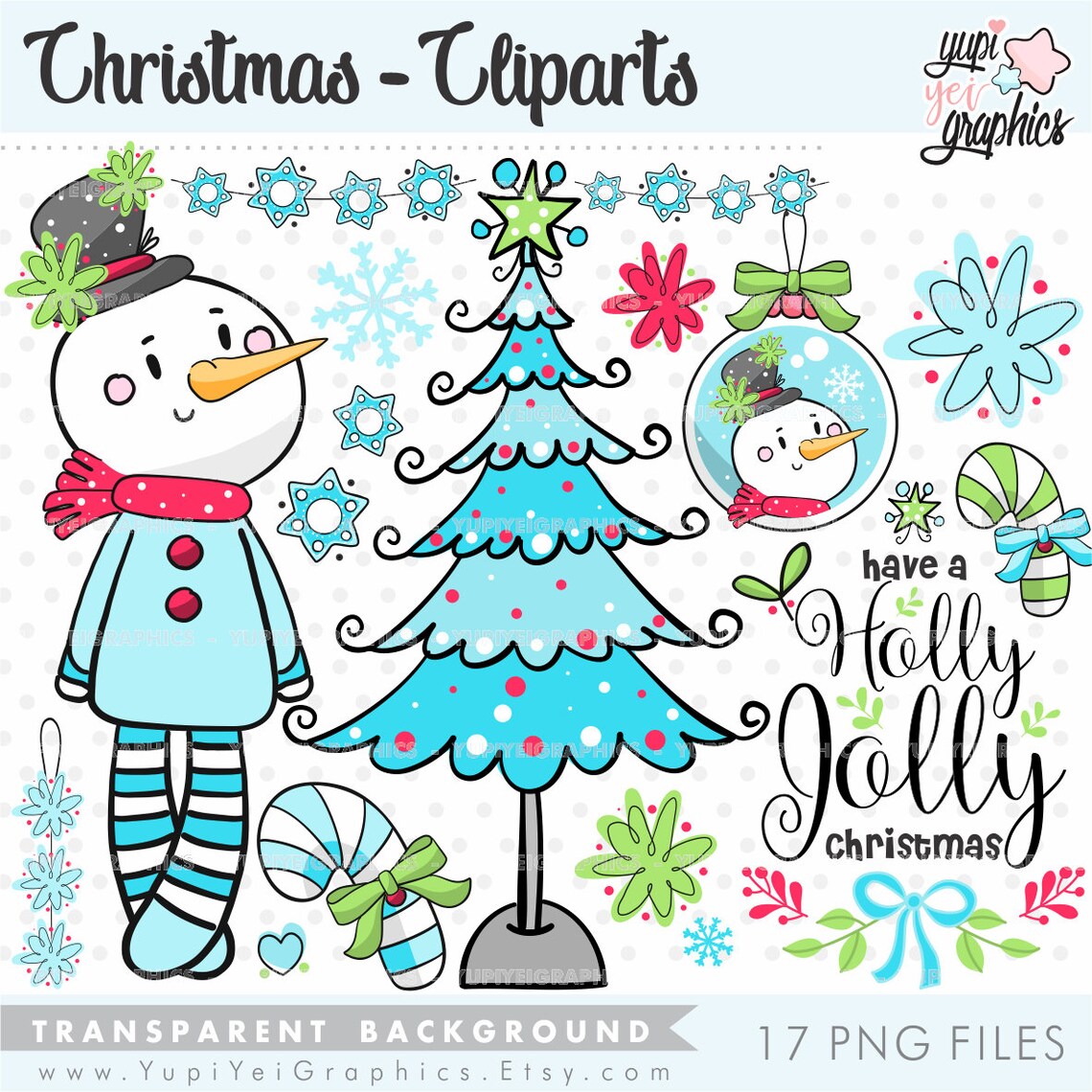 Christmas Clipart Snowman Clipart COMMERCIAL USE Clipart - Etsy