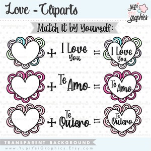 Valentine's Day Clipart, Love Clipart, Hearts Clipart, Valentines Day ...