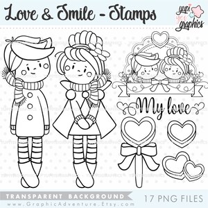 Valentine's Day Clipart, Love Clipart, COMMERCIAL USE, Valentine's Day ...
