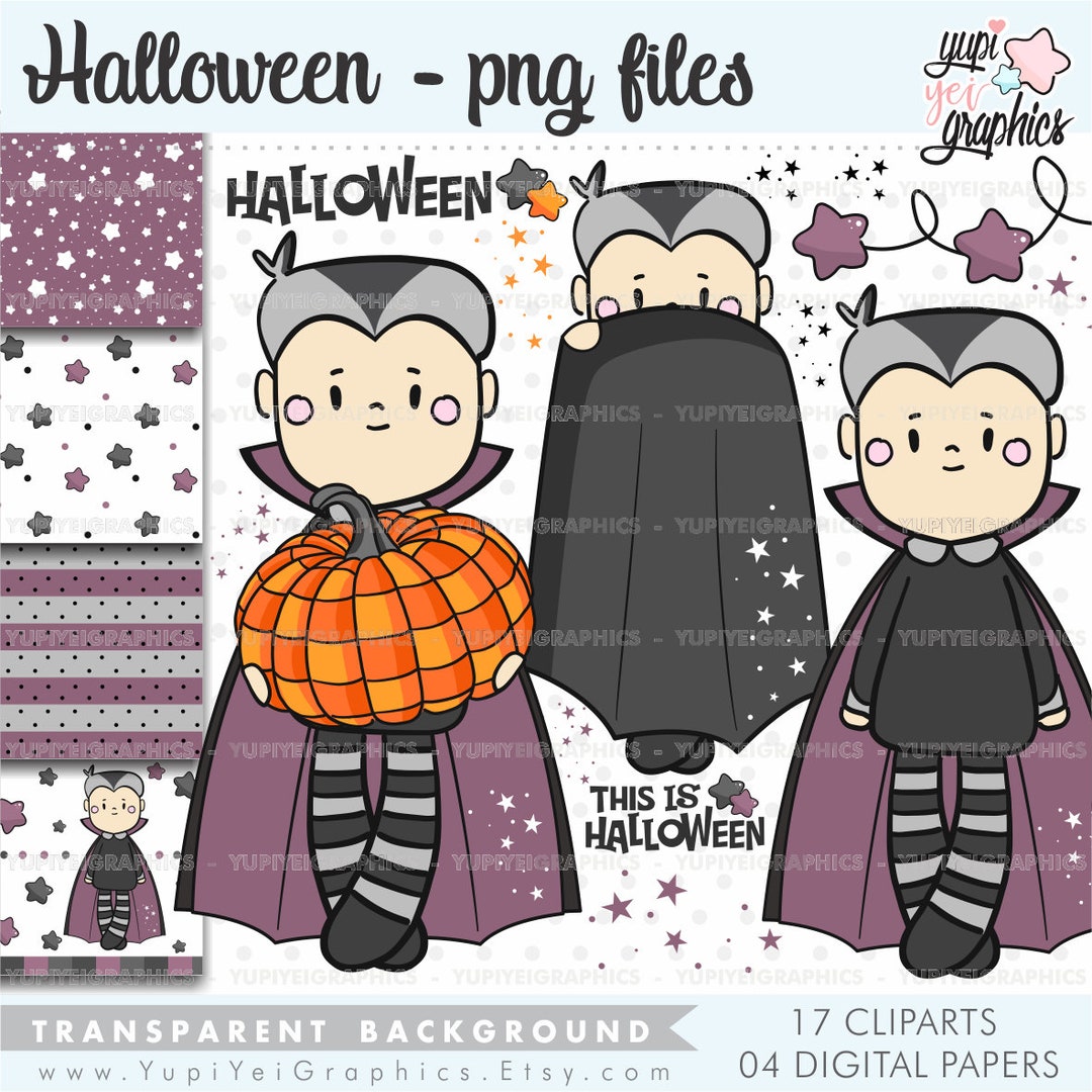 Halloween Clipart, Halloween Graphics, COMMERCIAL USE, Dracula Clipart ...