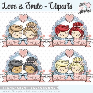 Valentine's Day Clipart, Love Clipart, COMMERCIAL USE, Valentine's Day ...