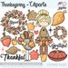 Autumn Clipart, Thanksgiving Clipart, COMMERCIAL USE, Thanksgiving Clip ...