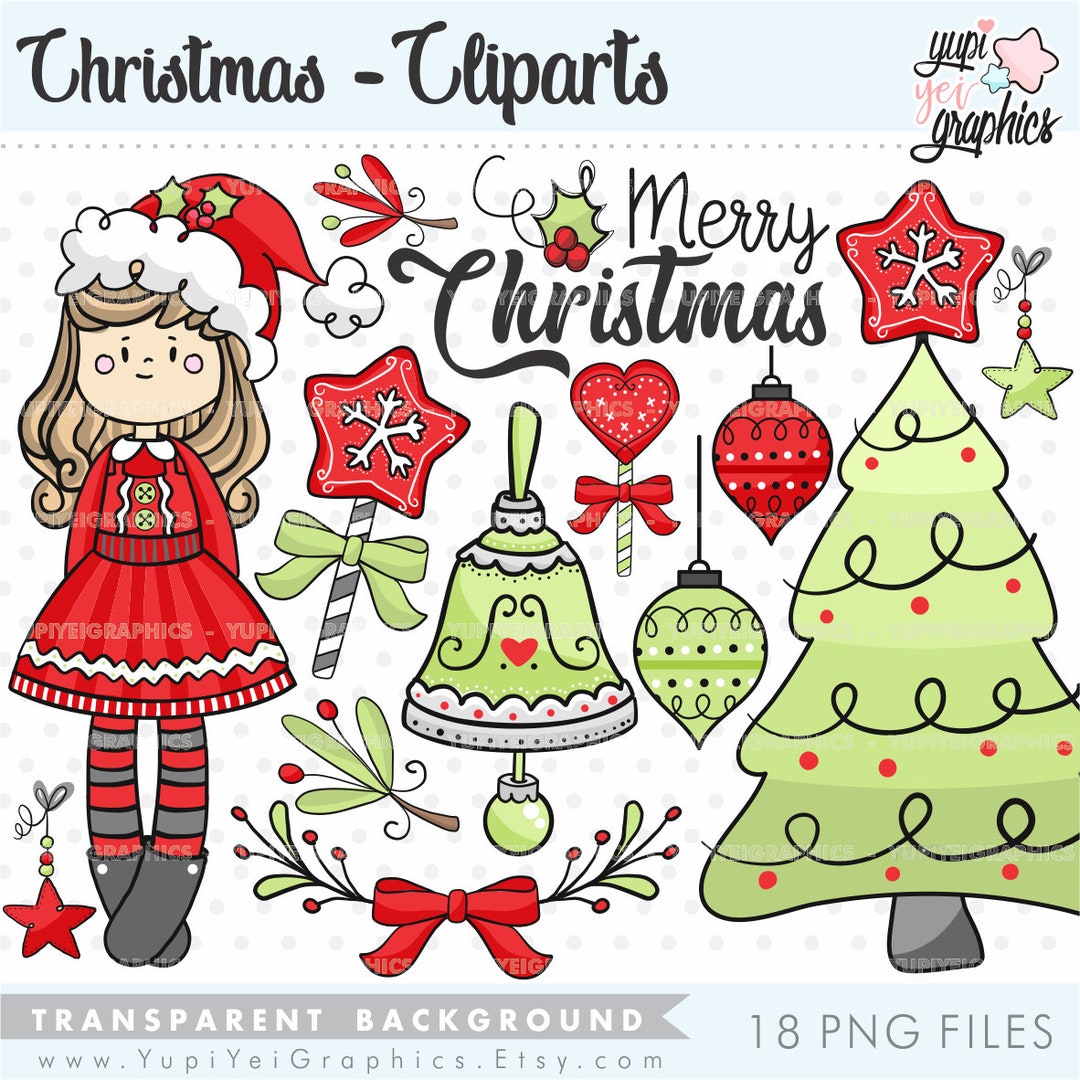 Christmas Clipart, Christmas Girl Clipart, Christmas Graphics ...