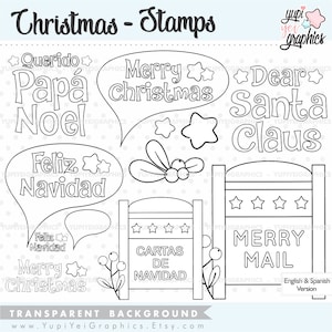 Santa Claus Clipart, Christmas Clipart, COMMERCIAL USE, Noel Clipart ...