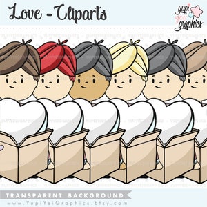 Love Clip Art, Love Graphics, Valentine's Day Clipart, COMMERCIAL USE ...