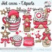 Christmas Clipart, Christmas Graphic, Hot Cocoa Clipart, COMMERCIAL USE ...