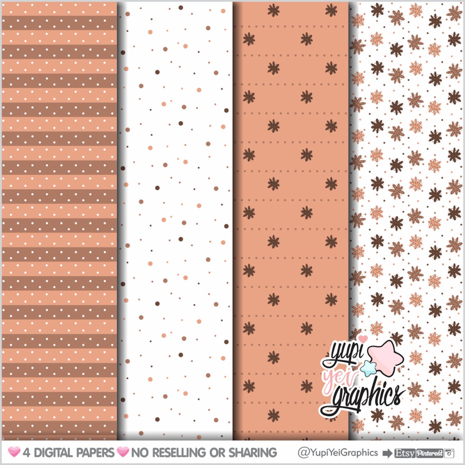 Digital Paper Printable Scrapbook COMMERCIAL USE Digital - Etsy
