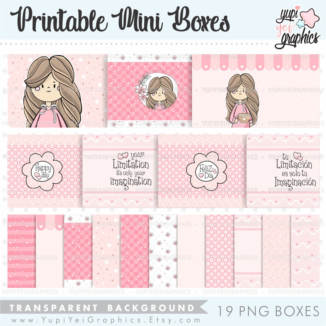 Gift Boxes Printable Gift Boxes PNG Treat Boxes Treat Boxes - Etsy