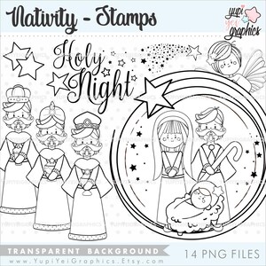 Nativity Clipart, Christmas Wise Men Clipart, Nativity Graphics ...
