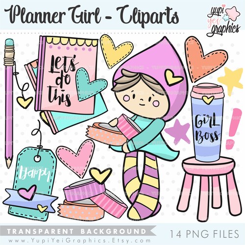 Office Stuff Clipart Office Stuff Graphics COMMERCIAL USE - Etsy