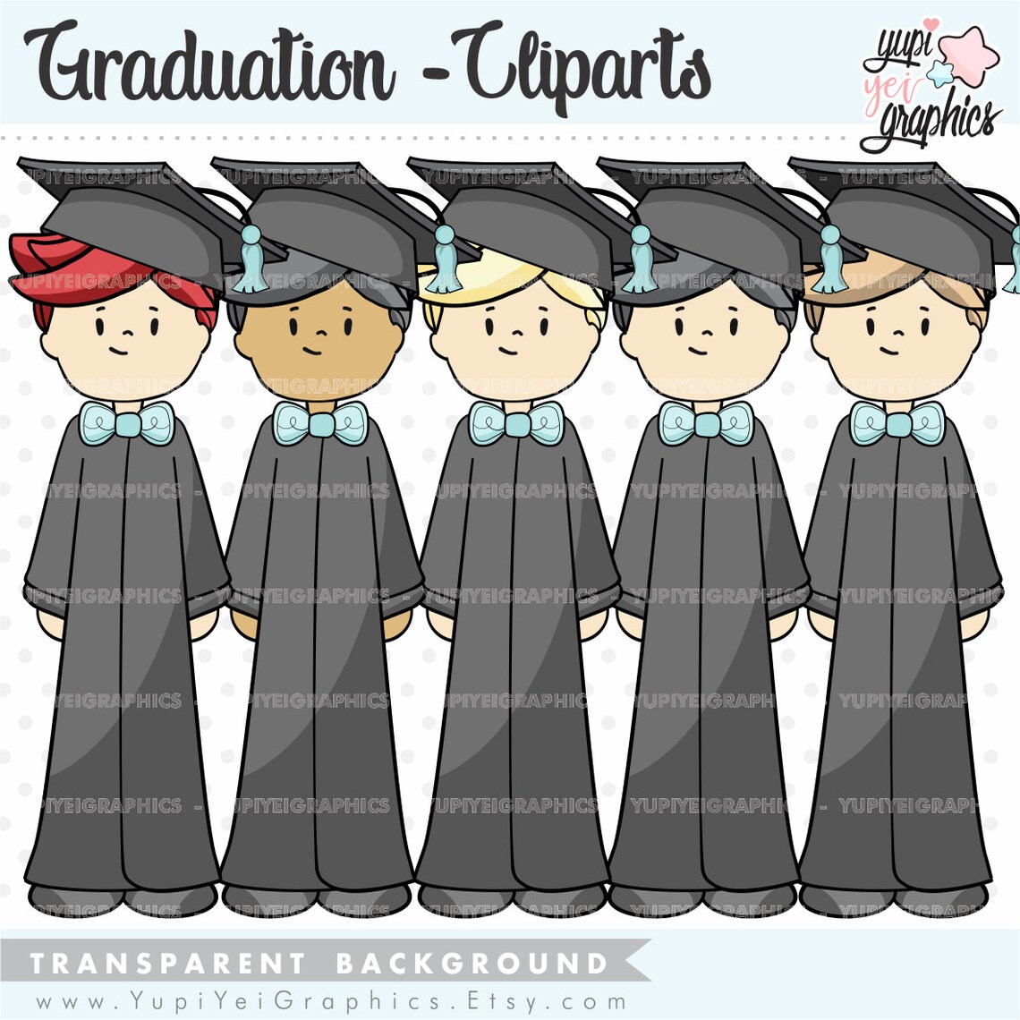 Graduation Clipart Graduation Graphics COMMERCIAL USE - Etsy