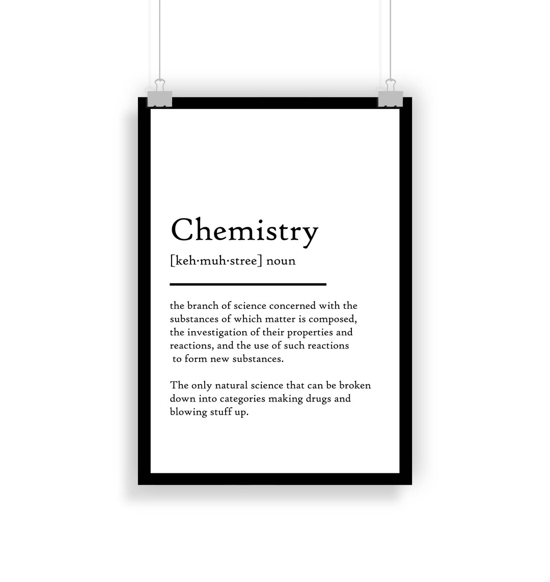 Chemistry Definition Print Poster Science Teacher Etsy UK chemistry-definition-print-poster-science-teacher-etsy-uk