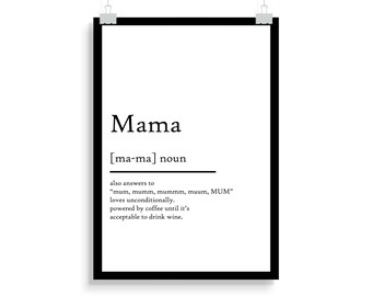 Mama Definition - Etsy