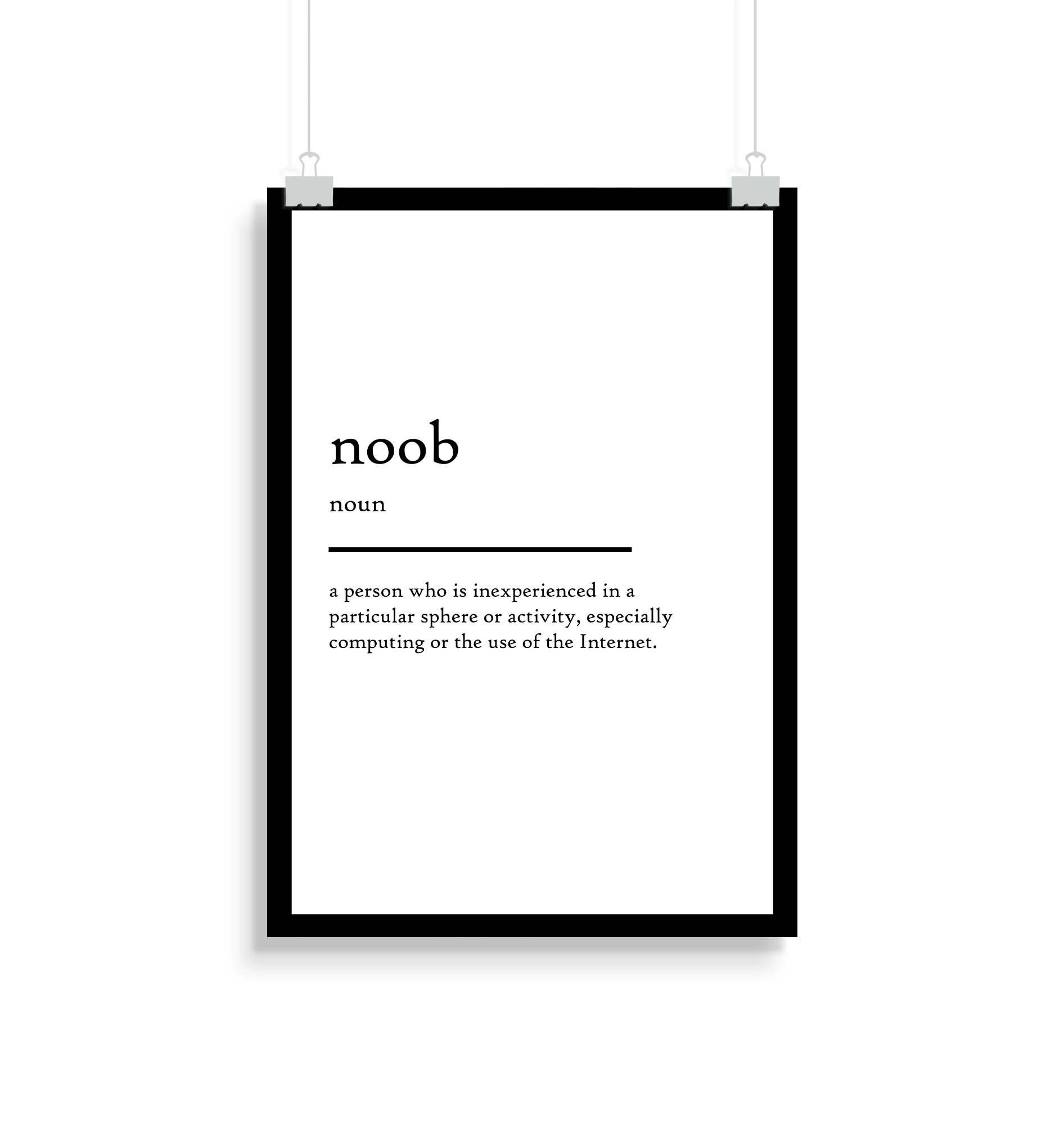 Noob Definition Print Noob Definition Poster Etsy Canada noob-definition-print-noob-definition-poster-etsy-canada