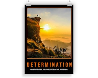Determination Poster | Etsy UK