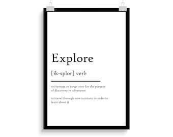 Explore Print - Etsy