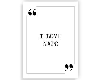 I Love Naps | Etsy UK