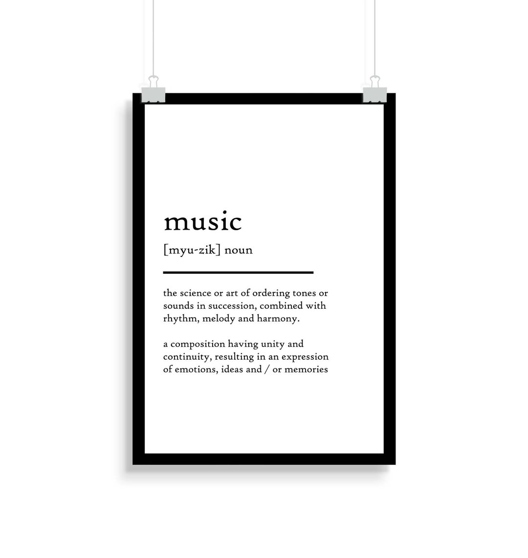 Music Definition Print Music Definition Poster Etsy UK music-definition-print-music-definition-poster-etsy-uk