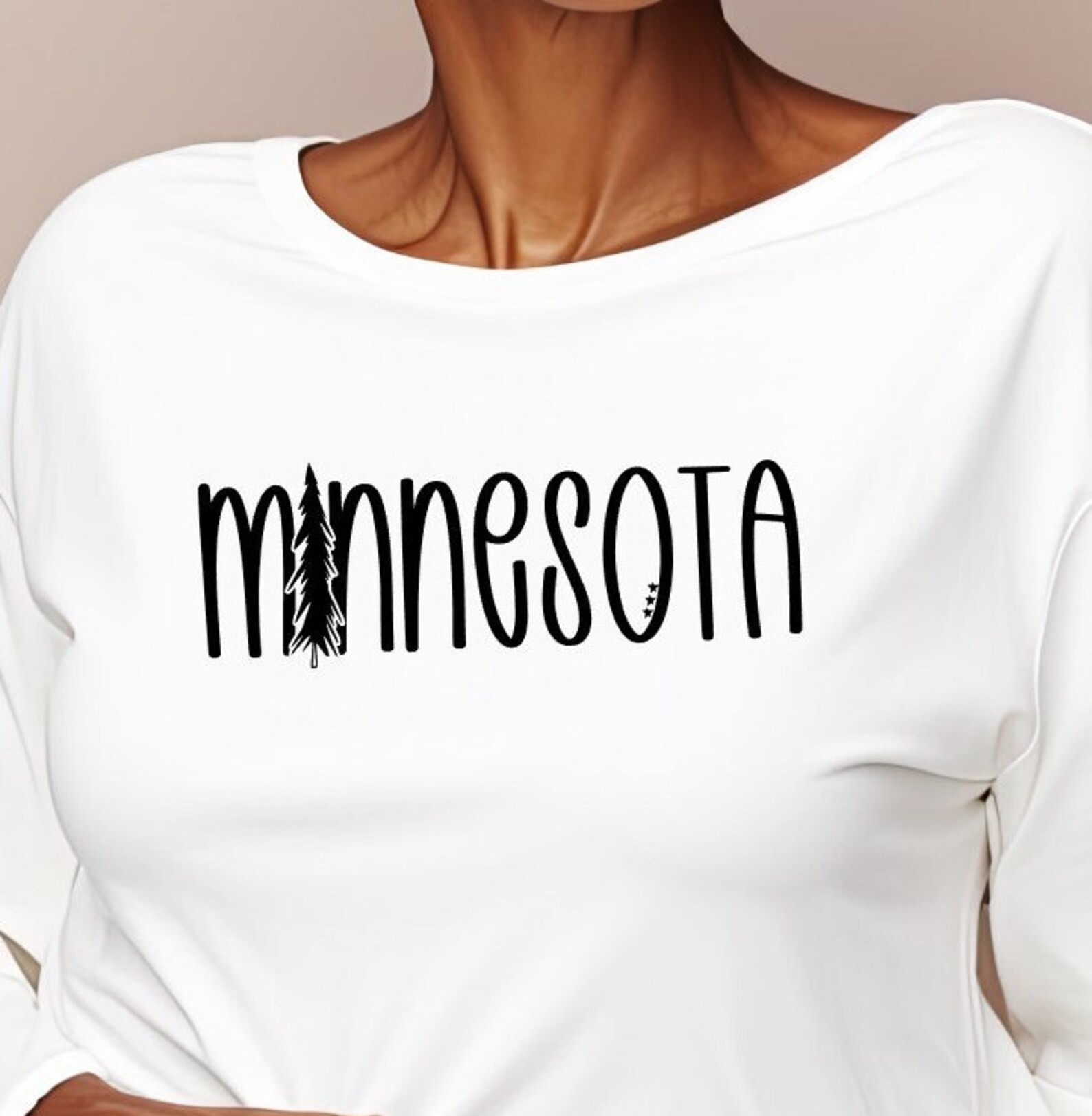 Minnesota Digital Download SVG DXF Sublimation Pine Trees PNG for ...