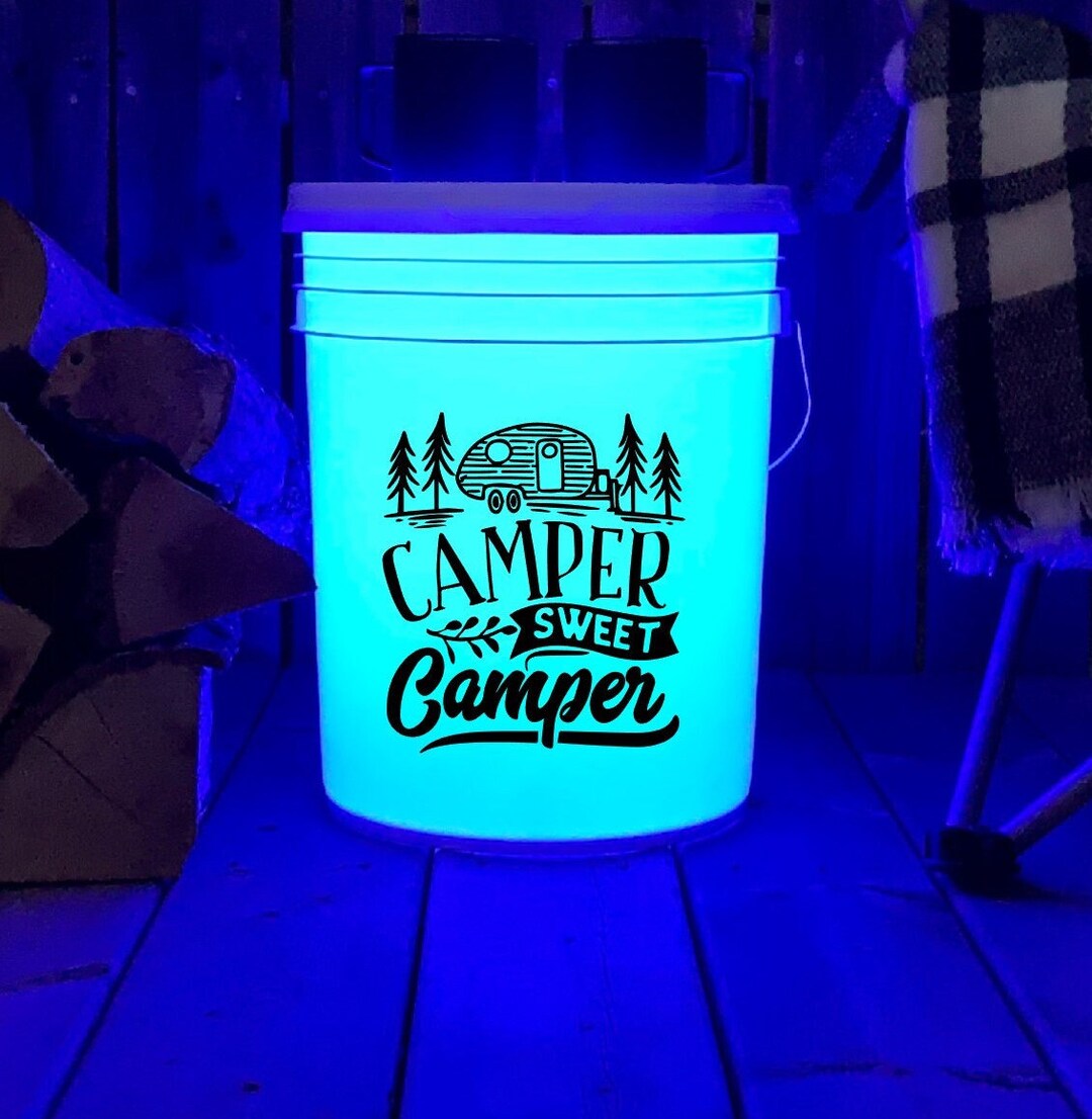 Camping Bucket Decal. Camping Bucket. Camper Bucket. Premium Vinyl. Diy ...
