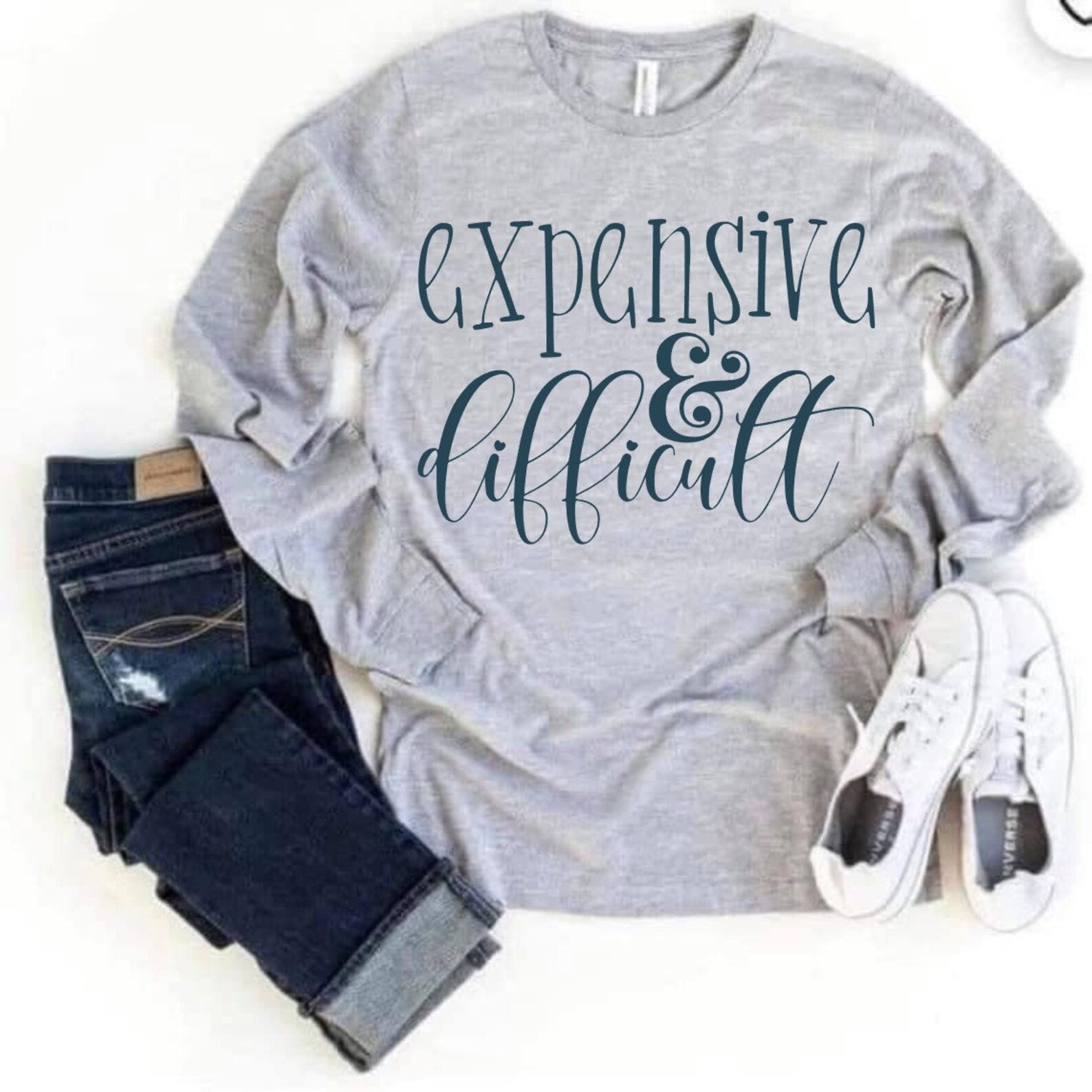 Expensive and Difficult Svg Cut File. Cricut Cut File. Silhouette Dxf ...