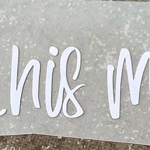 You Got This Momma Vinyl Decal - Rear View Mirror Car Sticker - Etsy