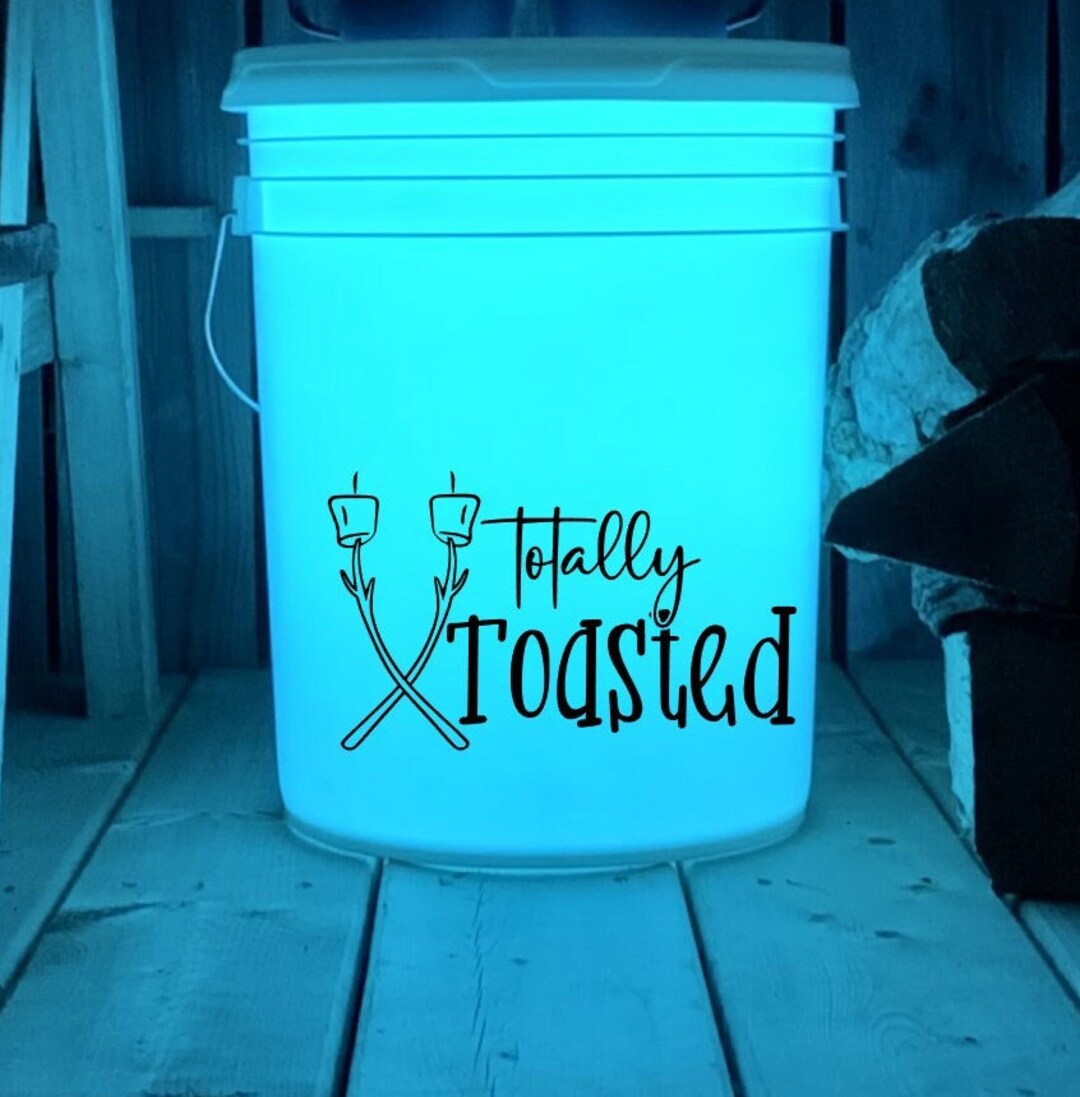 Camp Bucket Decal. Camp Light. Camping Bucket Decal. Premium Vinyl ...