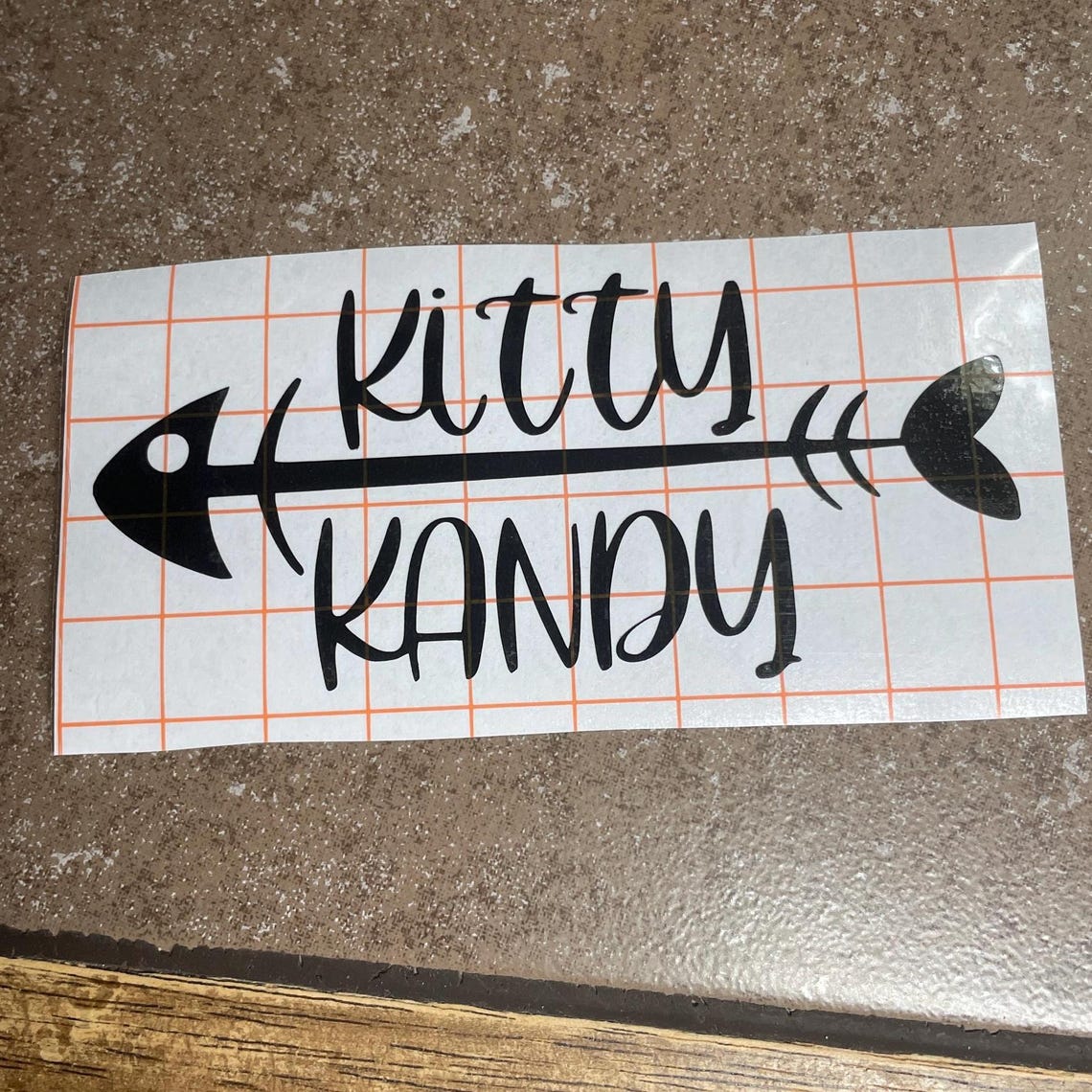Kitty Kandy Vinyl Decal: Cat Treat Jar Sticker - Etsy