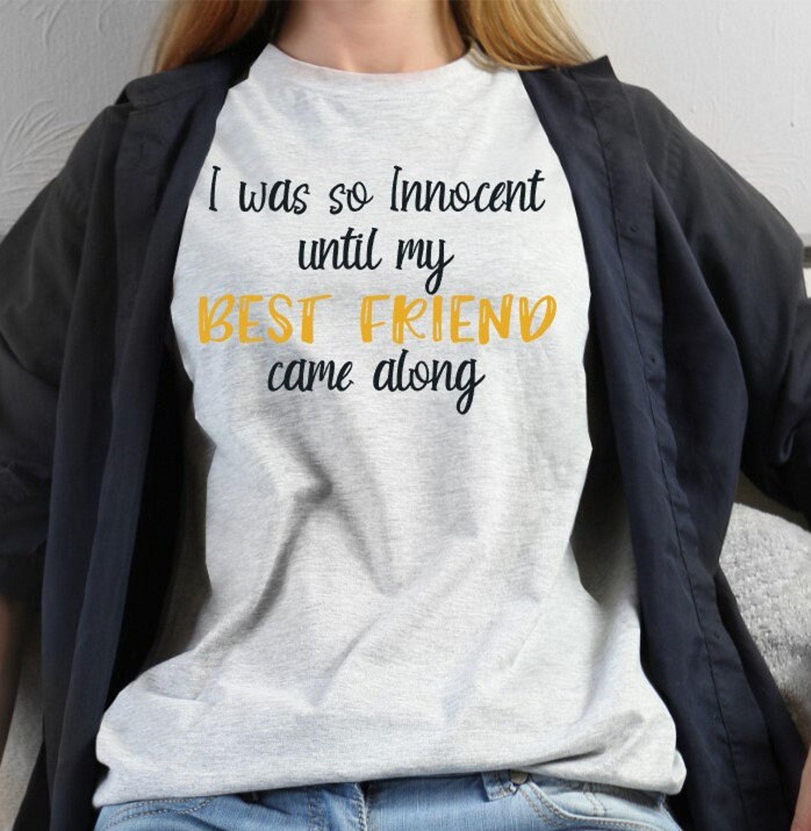 I Was so Innocent Until My Friend Came Along. SVG Cut File. Silhouette ...