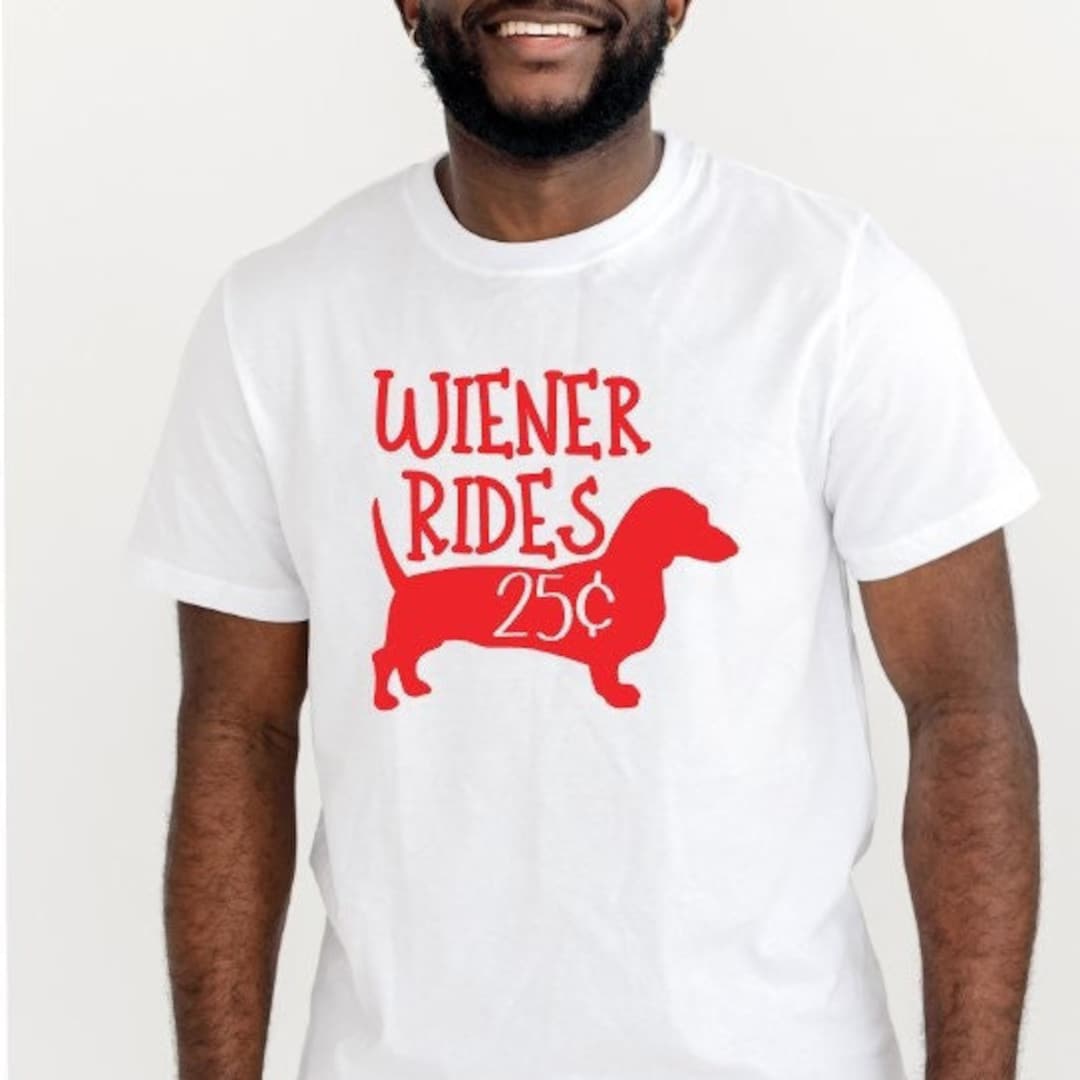 Wiener Rides. SVG Cut File. Funny Wiener Dog Design. Silhouette Dxf ...