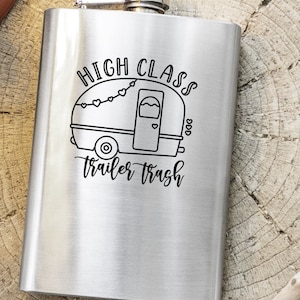 High Class Trailer Trash. Funny Camping Svg. Cricut Cut File ...