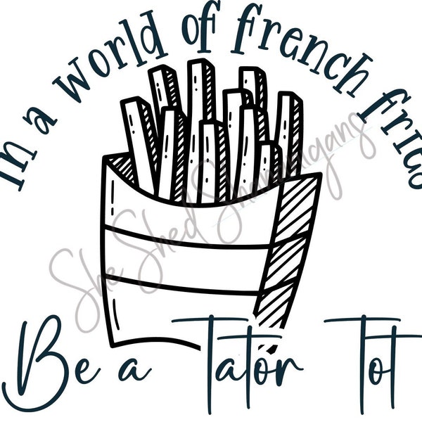 Tater Tot Svg - Etsy