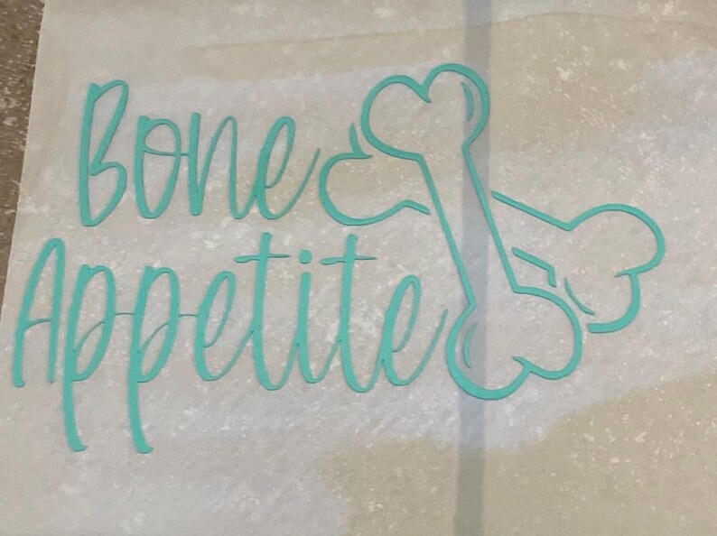 Bone Appetite Dog Treat Jar Decal: DIY Vinyl Pet Snacks Label - Etsy