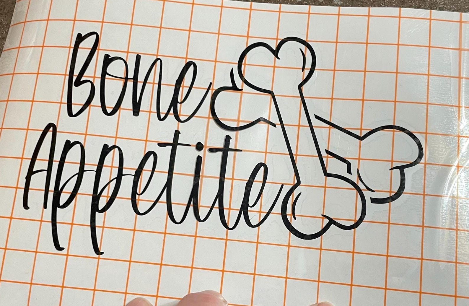 Bone Appetite Dog Treat Jar Decal: DIY Vinyl Pet Snacks Label - Etsy