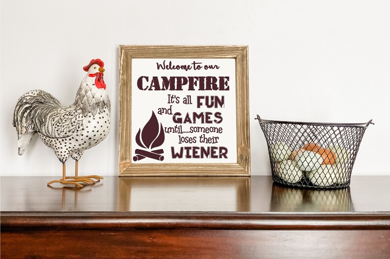 Campfire Loses Wiener SVG DXF PDF Cricut Silhouette Waterslide - Etsy ...