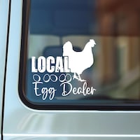 Rooster Stickers Chickens Chicks Chick Coop Farm Animals Vinyl Decal ...