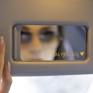 You Got This Vinyl Decal Sticker, Car Rear View Mirror, Easy ...