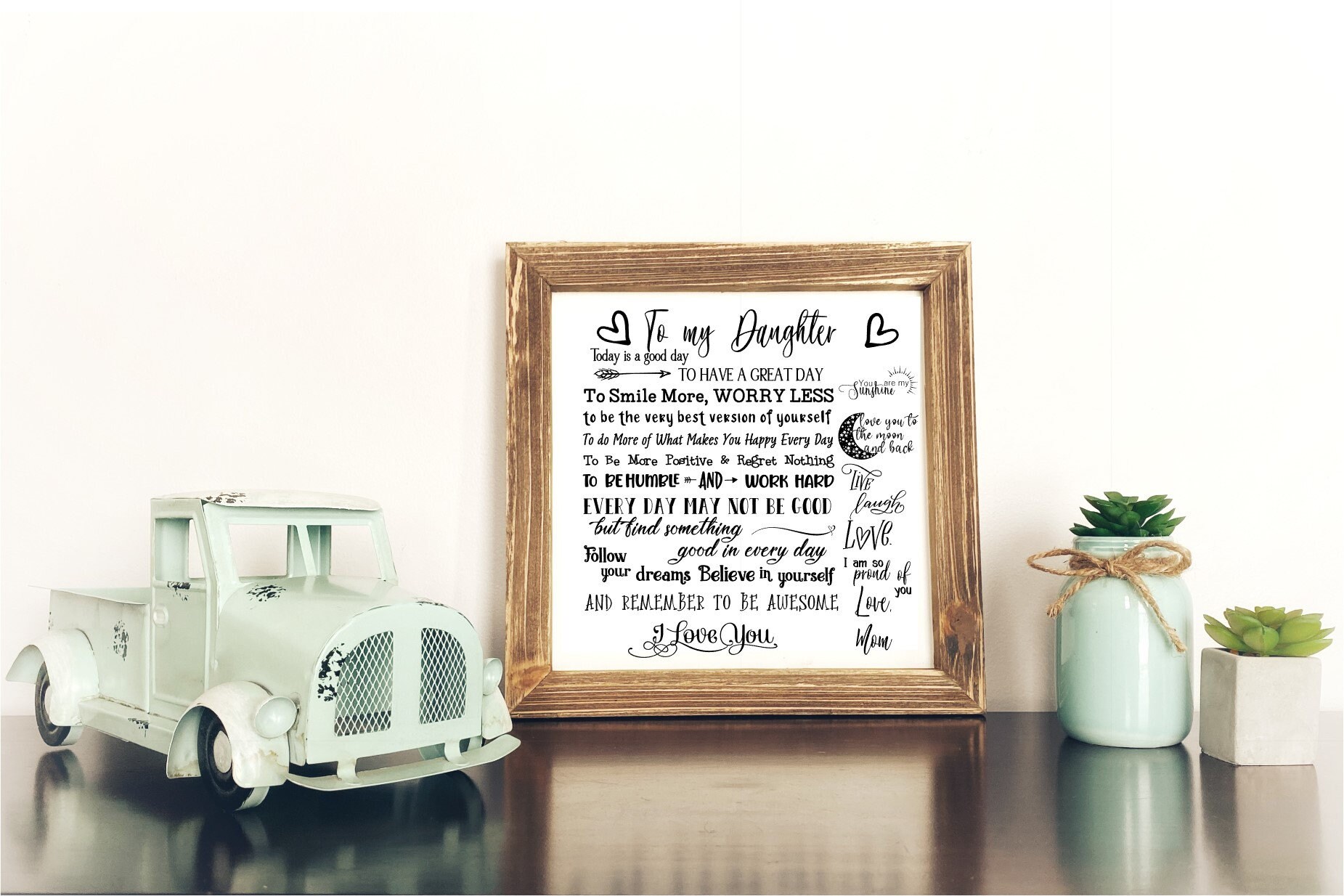 To My Daughter SVG DXF Jpeg PDF Cut File for Cricut or - Etsy Canada