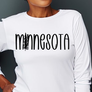 Minnesota Digital Download SVG DXF Sublimation Pine Trees PNG for ...