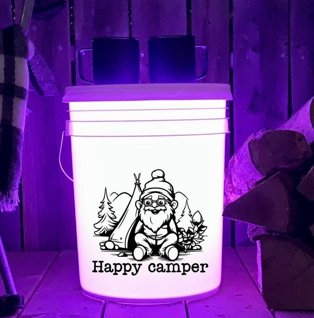 Camping Bucket Decal. Camping Bucket. Camper Bucket. Premium Vinyl. Diy ...