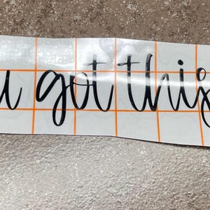You Got This Vinyl Decal Sticker, Car Rear View Mirror, Easy ...